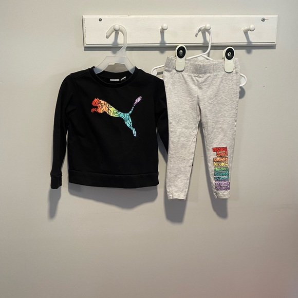 Puma | Matching Sets | Puma Sweat Suit Set Sz 3t | Poshmark